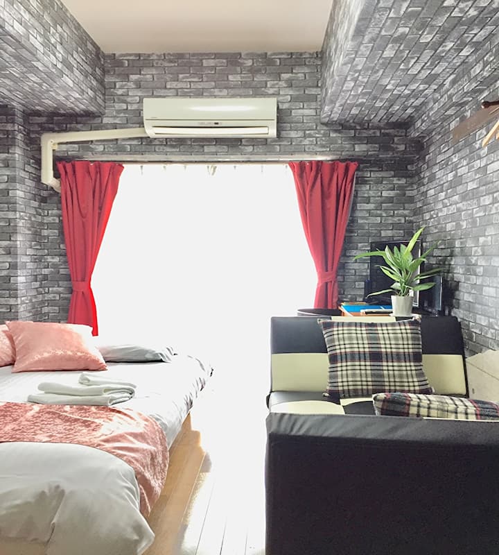 Hiroさんのアパートメント Wifi、apartment With Double Bed A... - Hiroshima