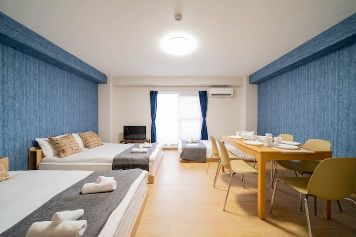4ppl/5 Mins To Chidoribashi St/ Usj Kaiyukan/9762 - Osaka