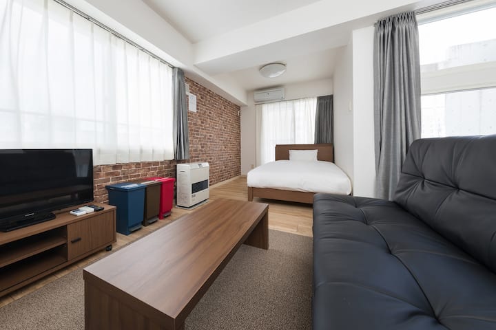 Piso Arte、p401/1bed/1sofa Bed/4th Floor/near Susu. - 北海道