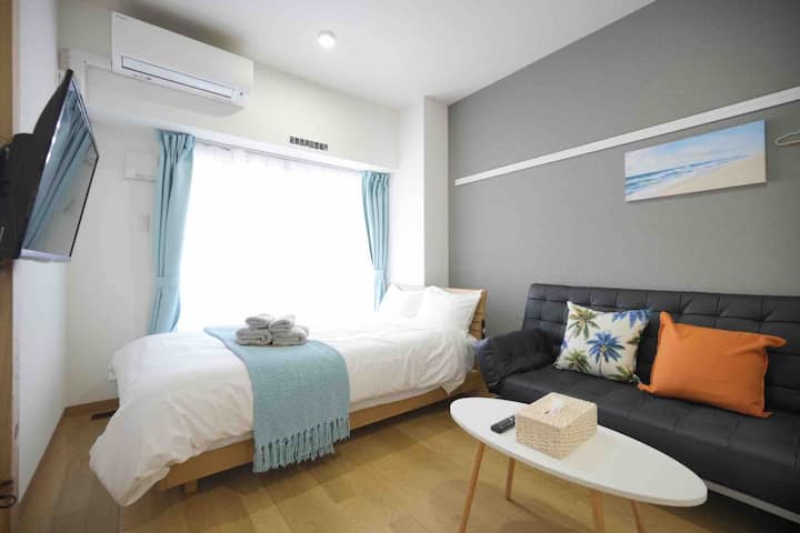 5 Minutes On Foot To St2f Makishi Public Market! [St202] Apartment With A Sofa Bed And A Semi-double Bed - Naha