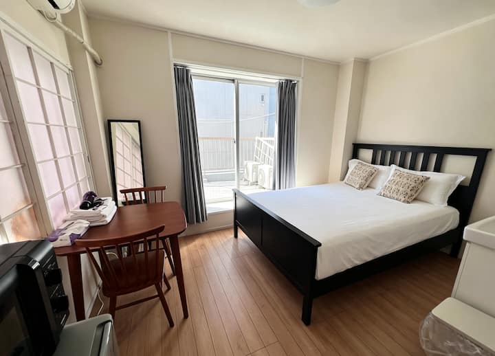Akihabara Asakusabashi Shinden Building, Double Bed Apartment 501 - Ueno