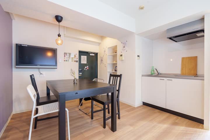 Right Next To Namba! Direct Access To Kix, 2 Minutes To Tenchaya, Can Accommodate Up To 4 Guests, Direct Access To Kix - 日本