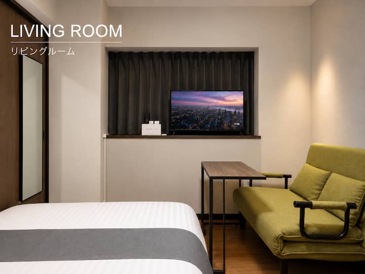 Chuo-ku, 15 Minutes On Foot From Tenjin, Yakuin/daimei, Parm303, Apartment With Sofa Bed And Semi-double Bed. - Fukuoka