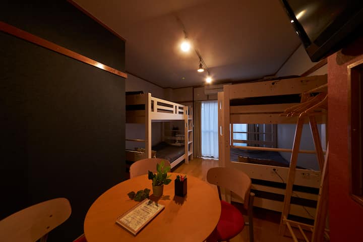 おやど紀伊国屋新地町、ベッド2台のアパートメント 2f - Nagasaki