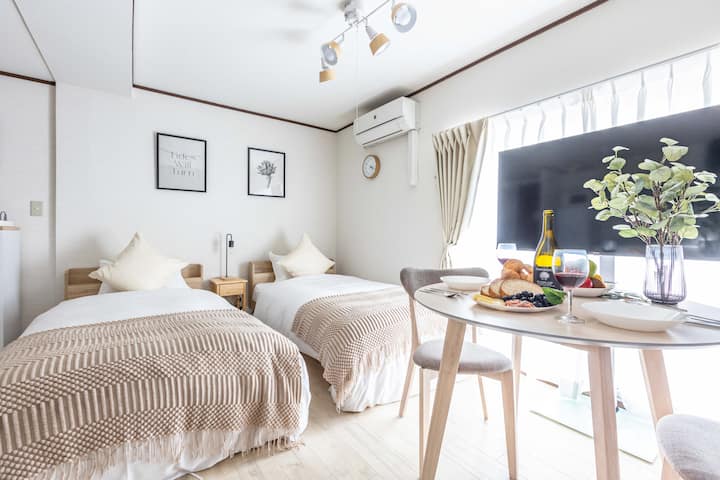 Xue's Apartment 2, 2 Single Bed Apartment 303 - Osaka