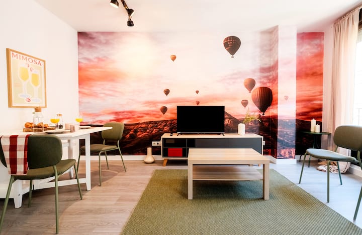 Appartements Romina, Ballon House, Balcon, Centre-ville. - Saragosse
