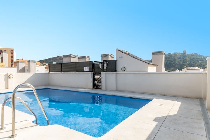 Malagasunapts Pool, Parking, Apartamento Con Cama. - Málaga