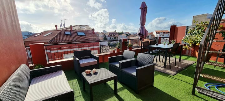 Marisé Building, Air-con, Central Location, Modern, Terrace. - Villanueva de Arosa