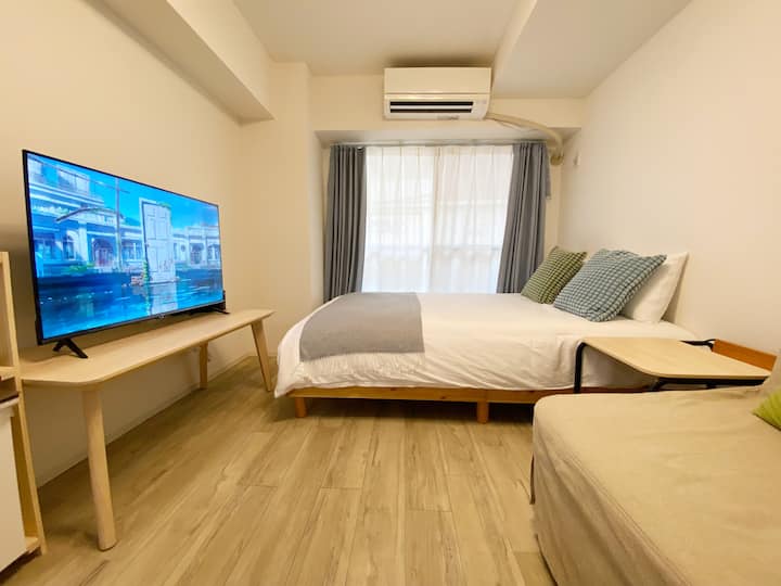 The Lions, A Studio With Two Single Beds, A 3-minute Walk From Higashi-shinjuku Station - Harajuku