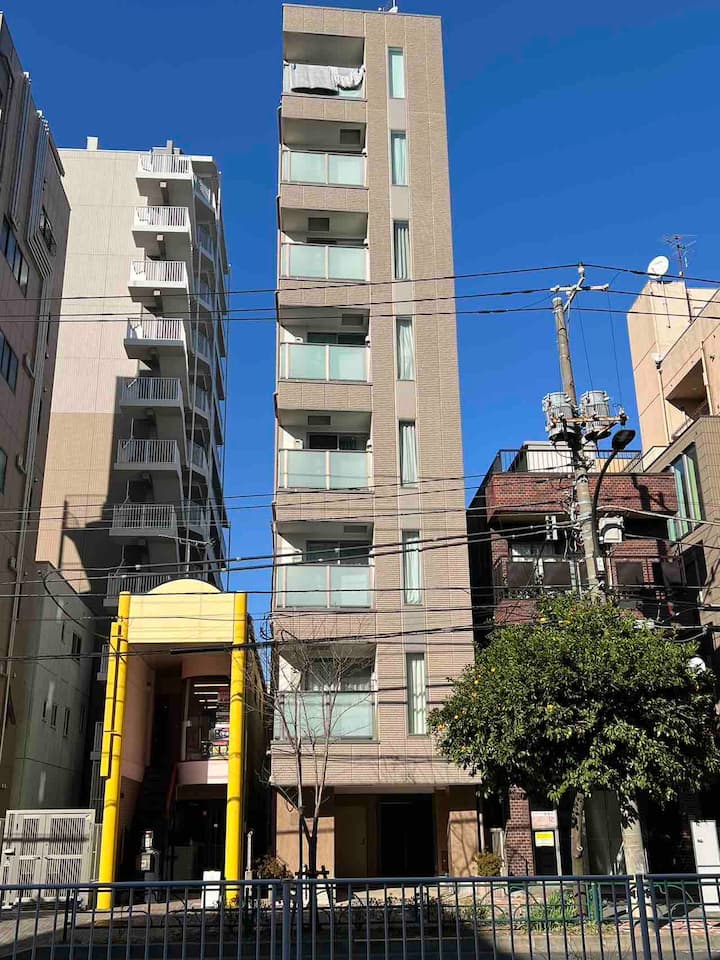 Skyhotel 菊川 地铁站步行2分钟 直达新宿・秋葉原 - Ginza