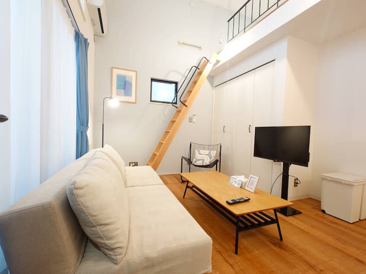Nevars Hotel Itsukaichi Coin-dori, Loft-style One-bedroom Apartment - Iwakuni