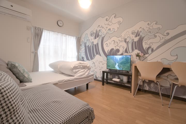 À 3 Minutes à Pied De La Gare De Kiyose | 1 Chambre Privée | Pour 3 Personnes Maximum | Mfk, [Séjournez à Hokusai Art] À 3 Minutes De La Gare De Kiyose | Pour 3 Personnes Maximum | Ike. - Tokyo