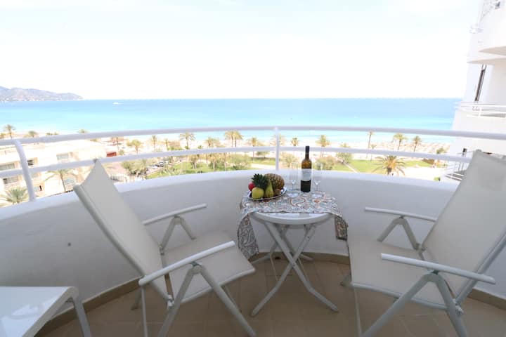 President 804, 1-a Strandlage, Frontaler Meerblick - Cala Millor