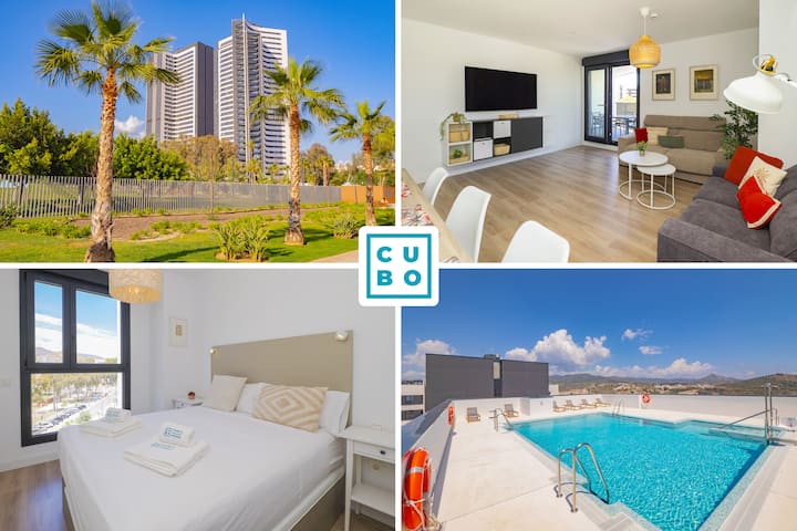 Cubo's Urban Sky, 2-bed Apartment - Málaga