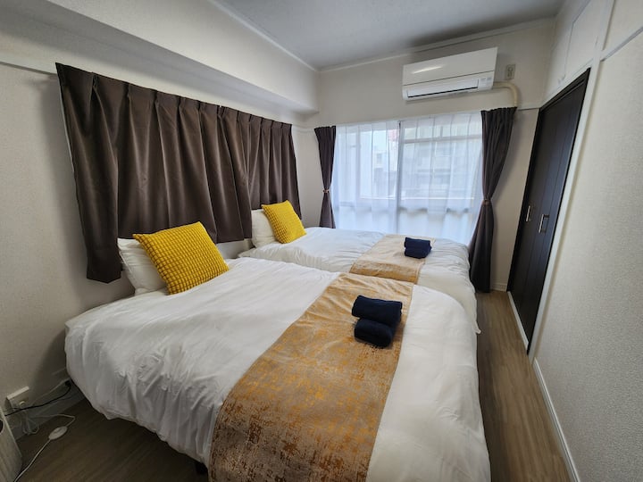 Gomapi's Apartment, 2 Double Beds Apartment 3 - Kumamoto