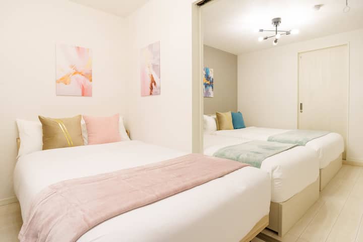 [Stay Quietly In Asakusa] Maximum 5 Guests / 3 Beds / Newly Built 1 Room And Kitchen An Apartment In A Quiet Residential Area... - Tóquio