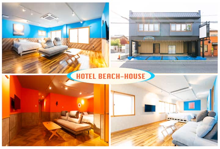 Beach-house|最大19名|広々客室|無料駐車場付き - Otsu