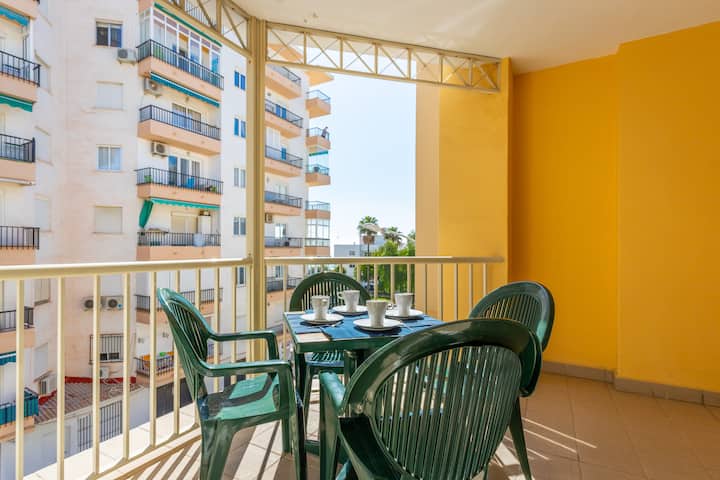 Solset Nerja Apartments, Apartment With Bed... - Nerja