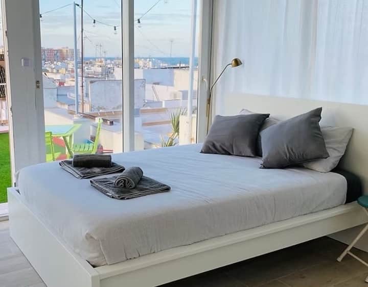 Appartement Avec Terrasse Privée, Penthouse Cádiz 360. - Cadix