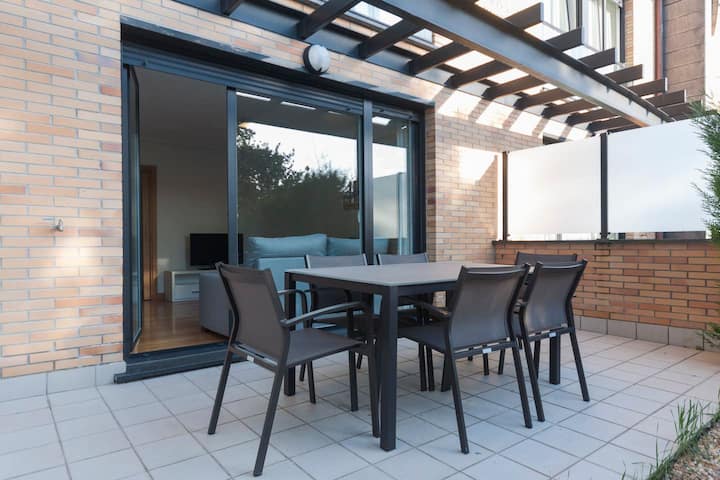 Ulia Parking, Terrace And Garden, Family Apartment - Lasarte-Oria