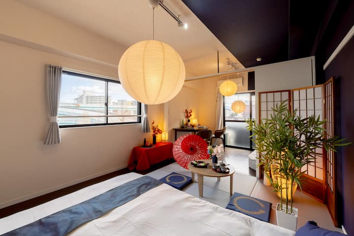 À 10 Minutes à Pied Du Centre International De Congrès De Fukuoka/à 5 Minutes à Pied De La Station De Métro Gofukumachi ; Appartement Familial As504 - Fukuoka