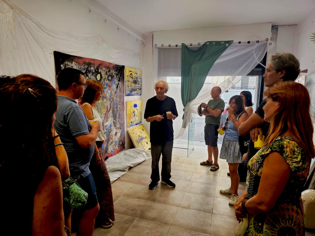 In the studio with the artist Karel Stoop