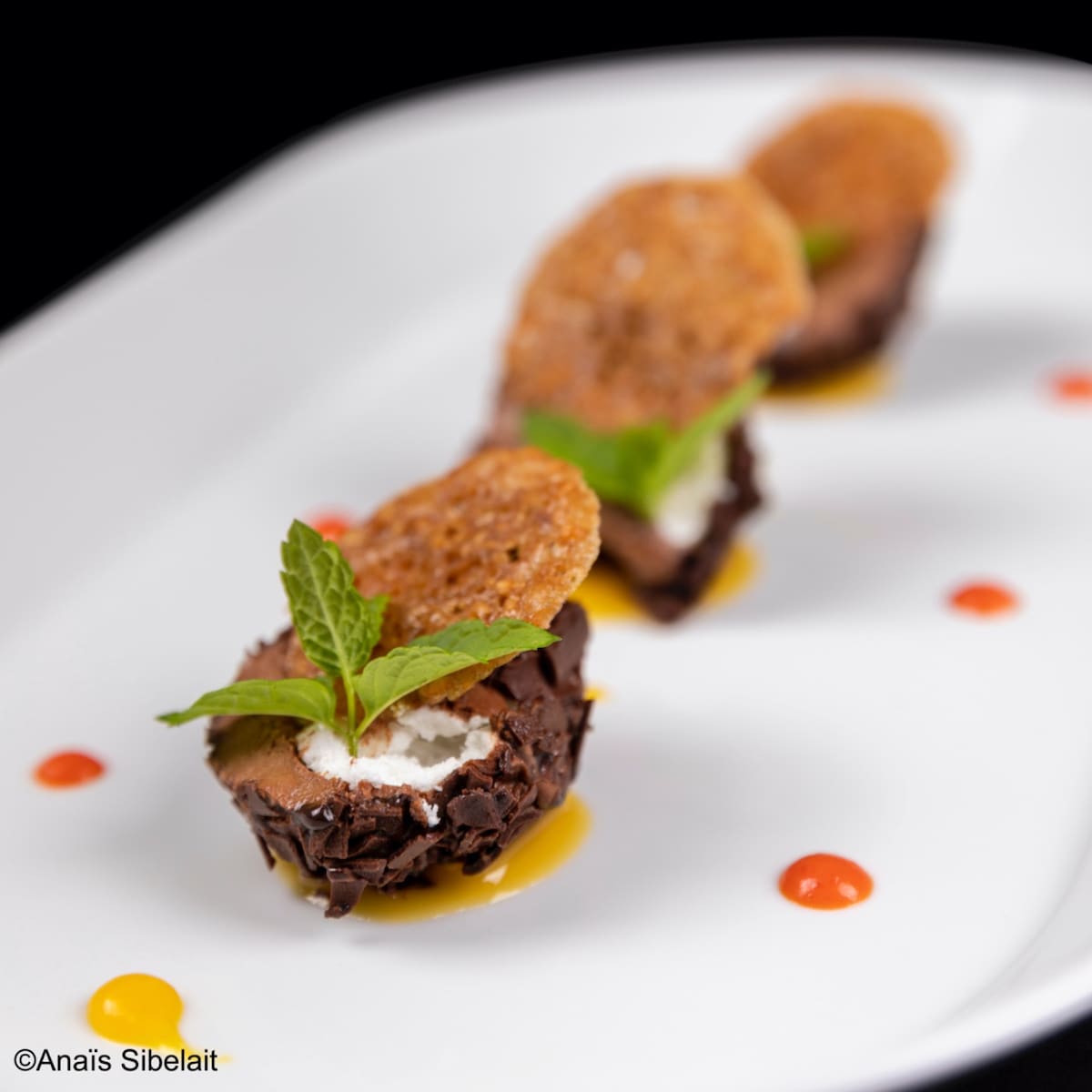 Dégustation de menu français par Christophe