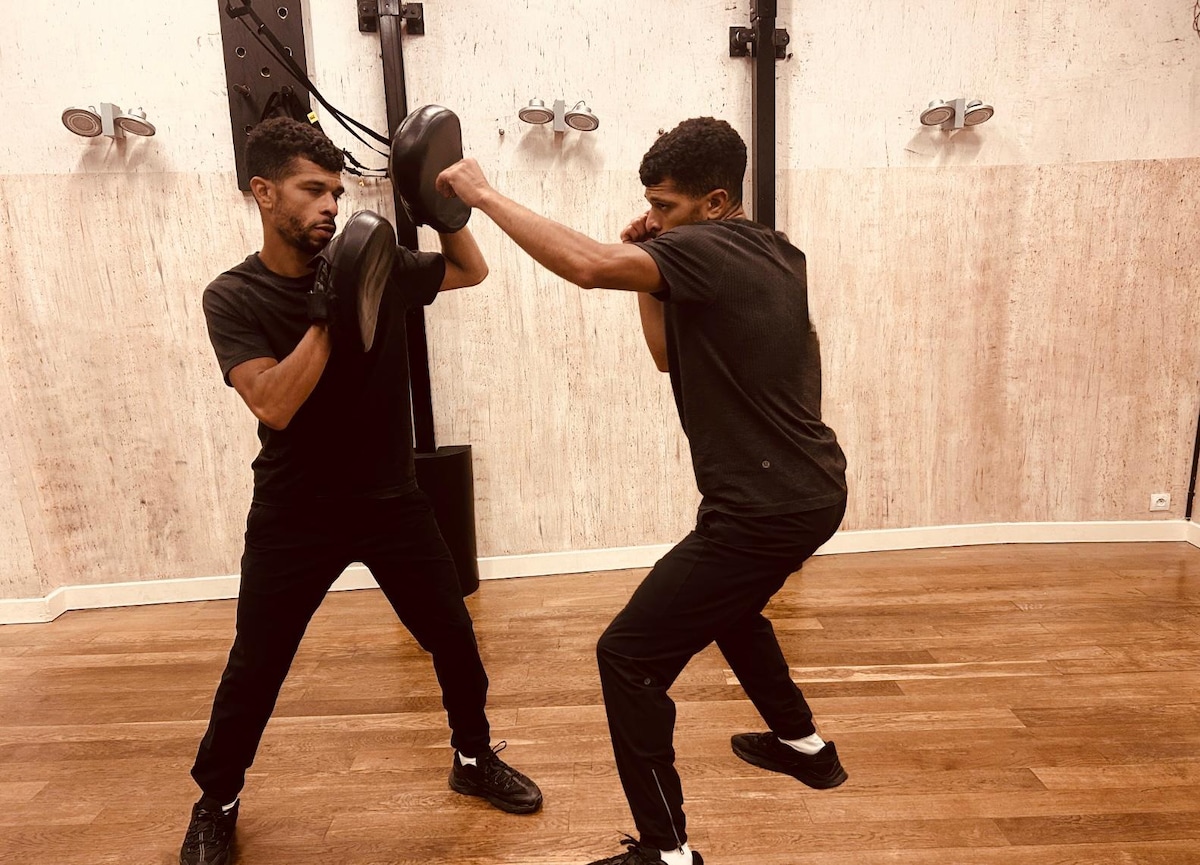 Boxing and circuit training with Bilal