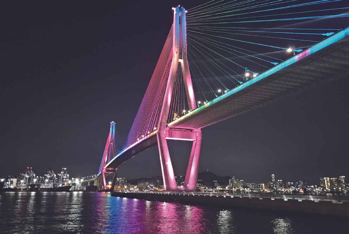 Passeio de um dia à noite em Busan