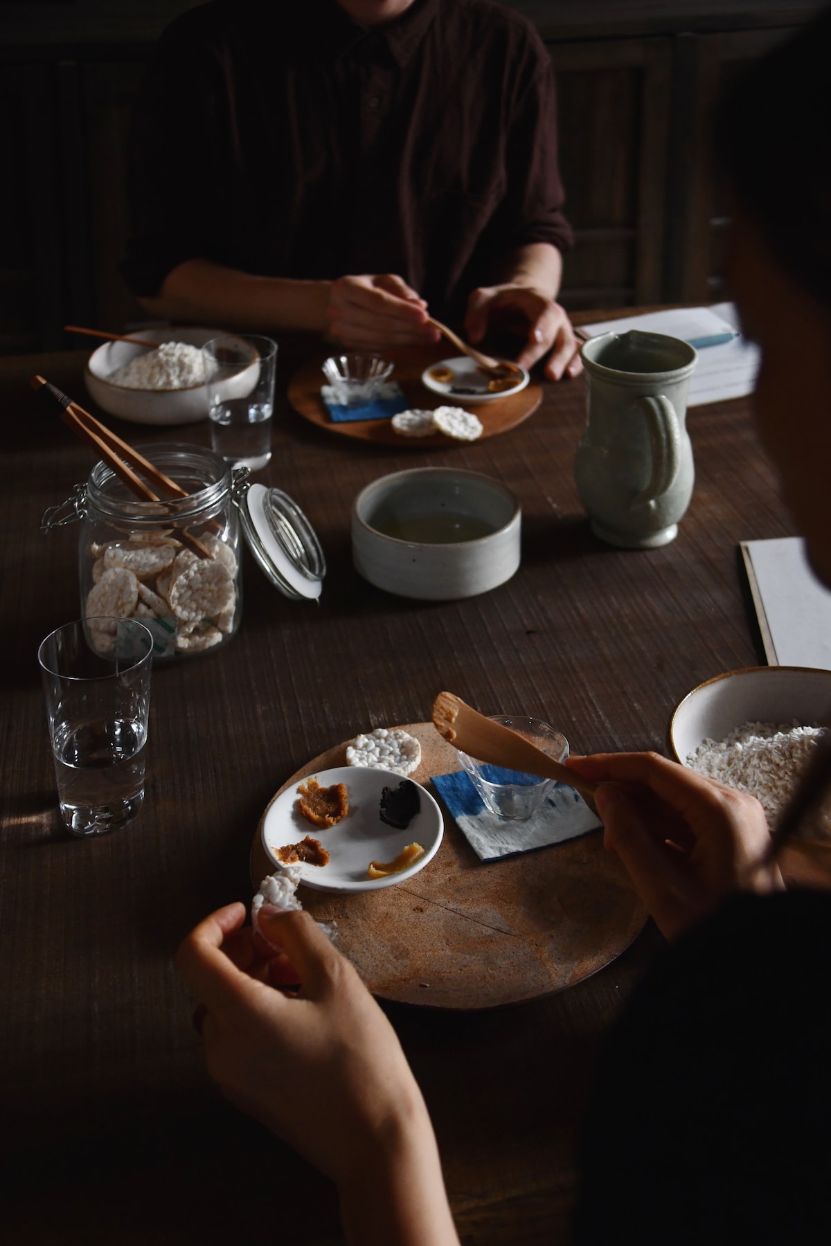 Japanese fermentation class using Koji rice