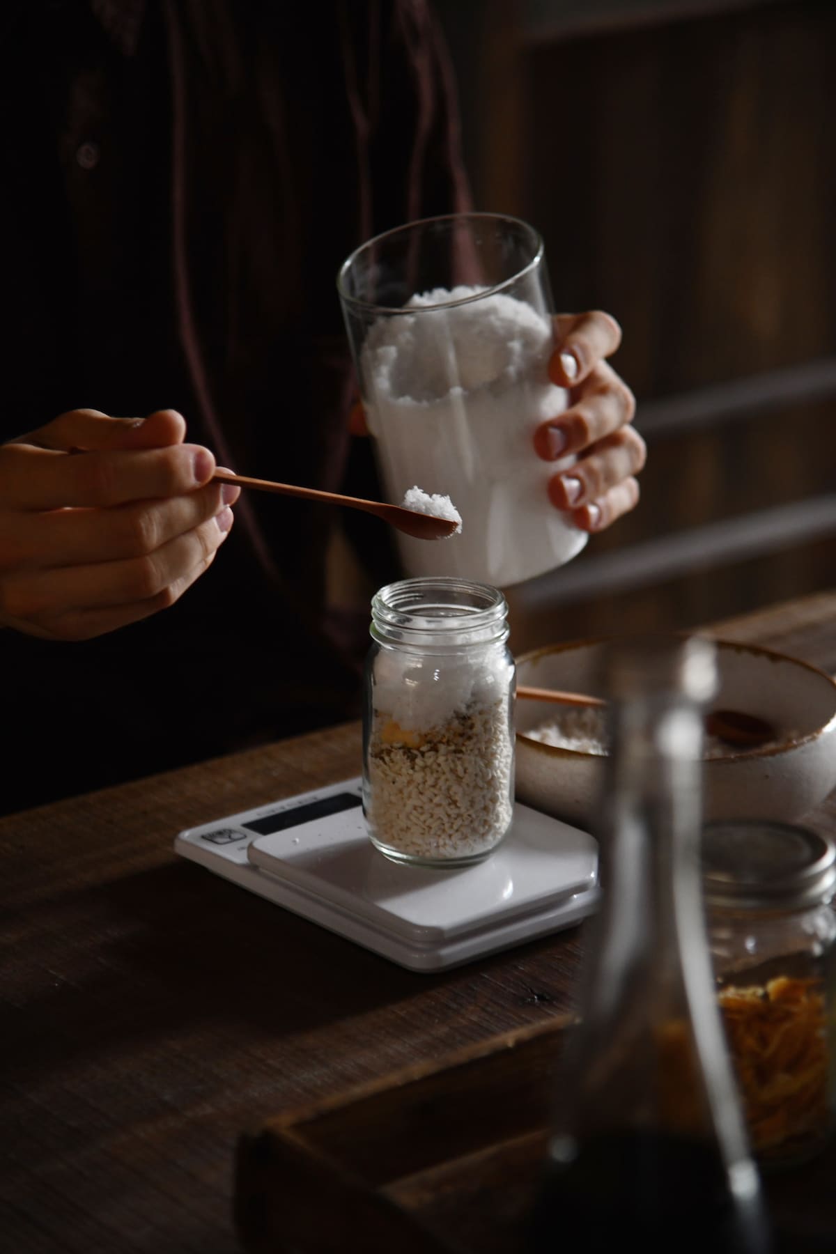 Japanese fermentation class using Koji rice