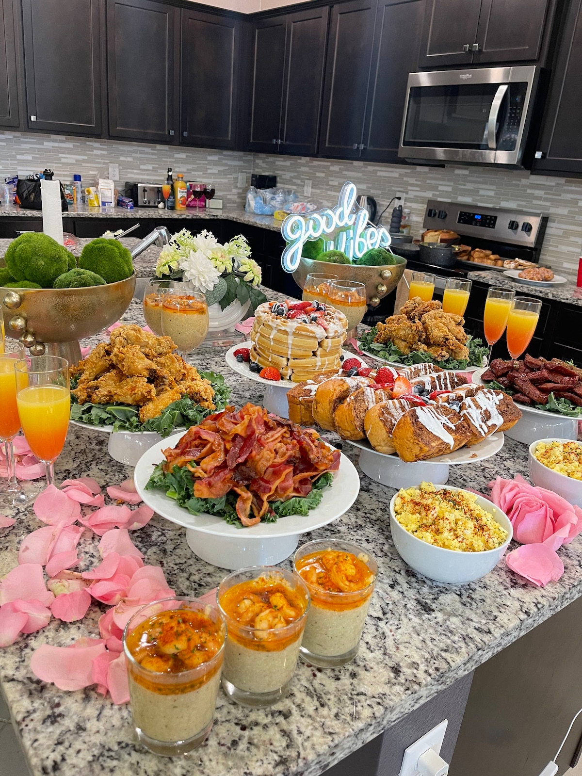 Customizable brunch menus by Chef Kash