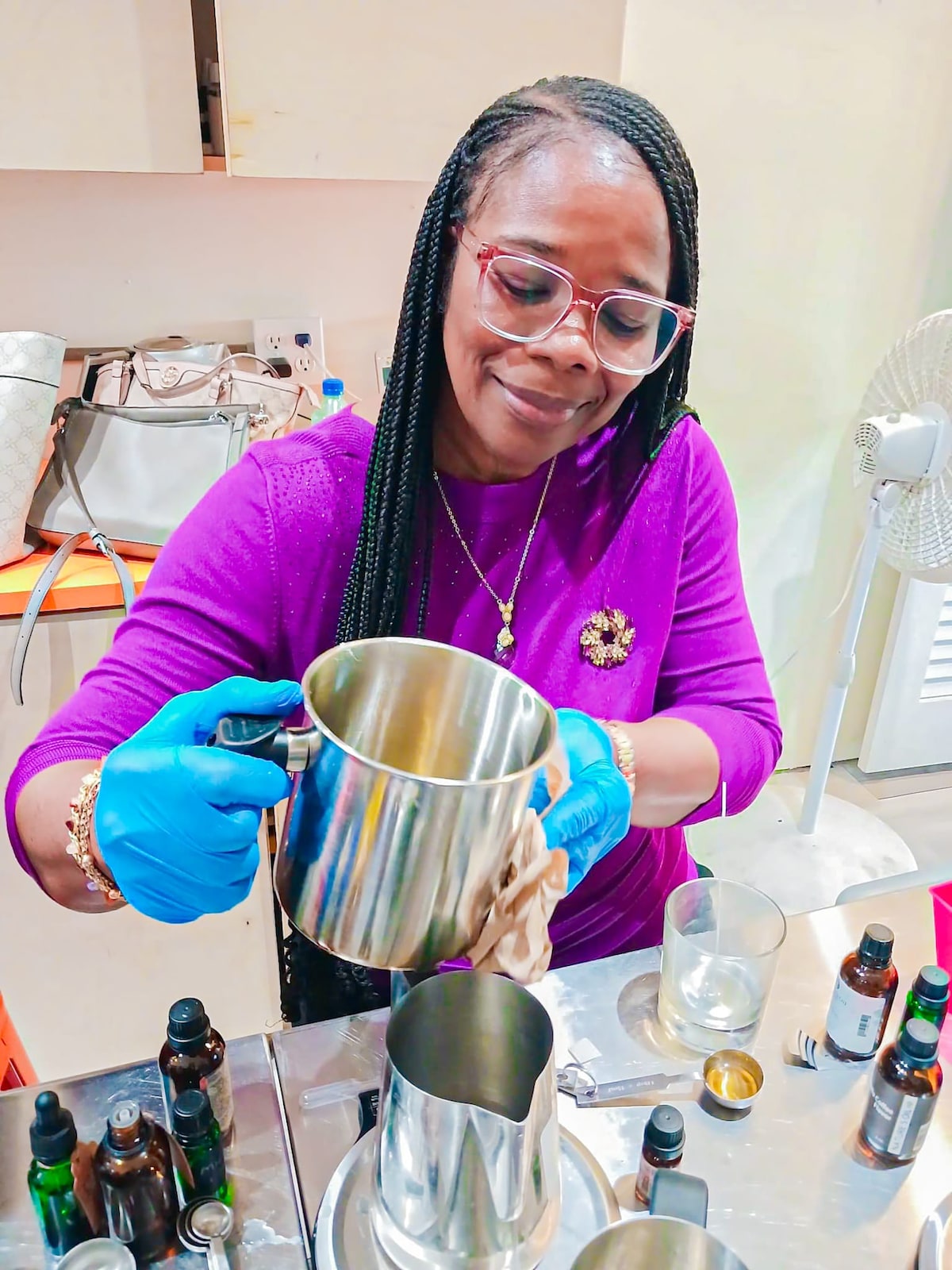 Create fun candles with a local artisan