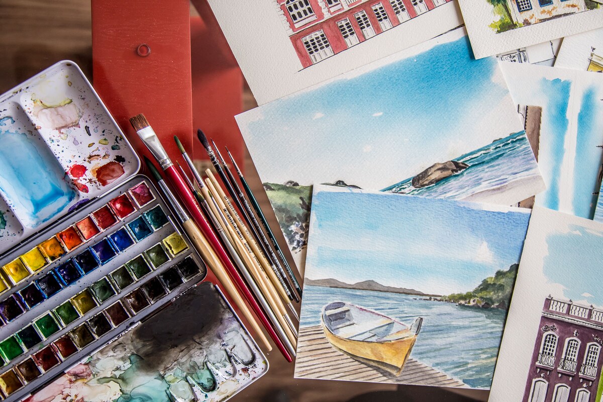 Create your Floripa-inspired watercolor