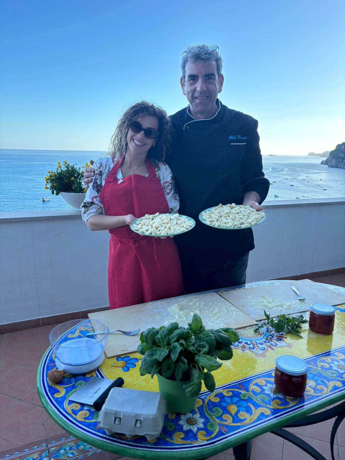 Les plats traditionnels de Positano de Mario