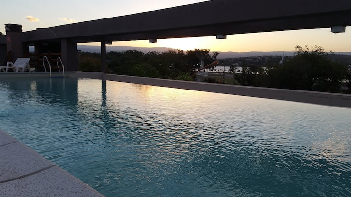 Spacious Apartment Face To Lake-24 Hs. Security - Villa Carlos Paz