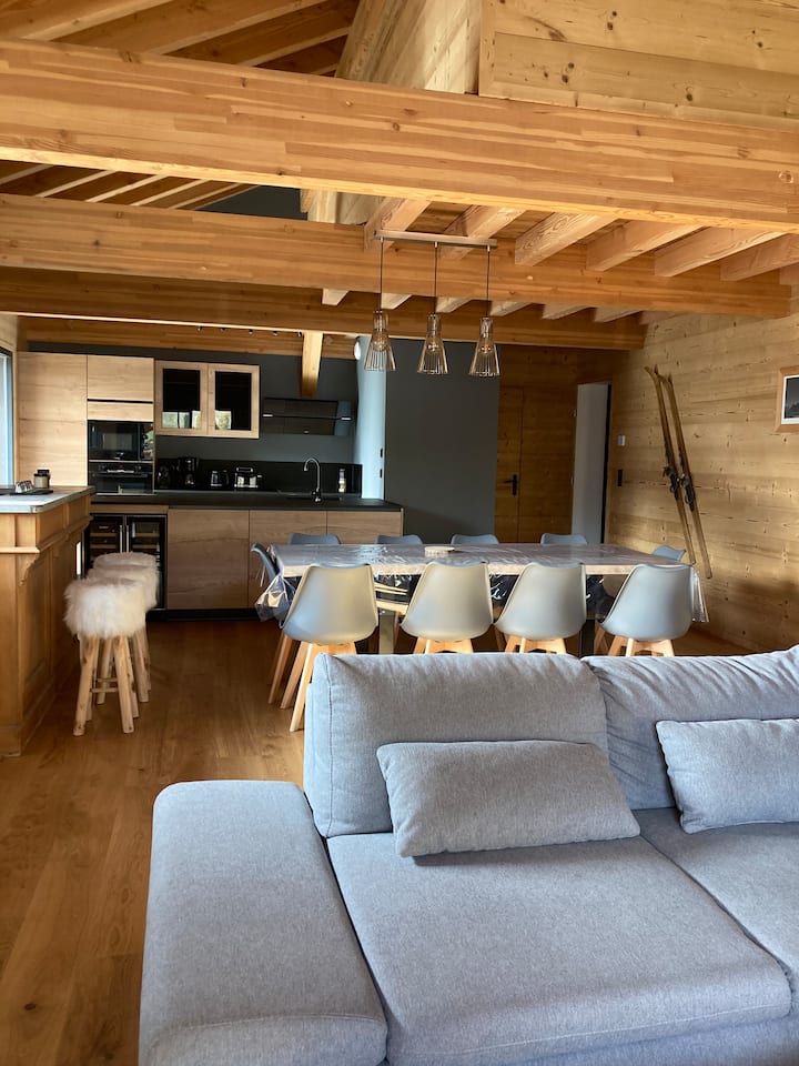 Chalet Neuf 150 M² Vue Imprenable, Centre Station - Les Deux Alpes