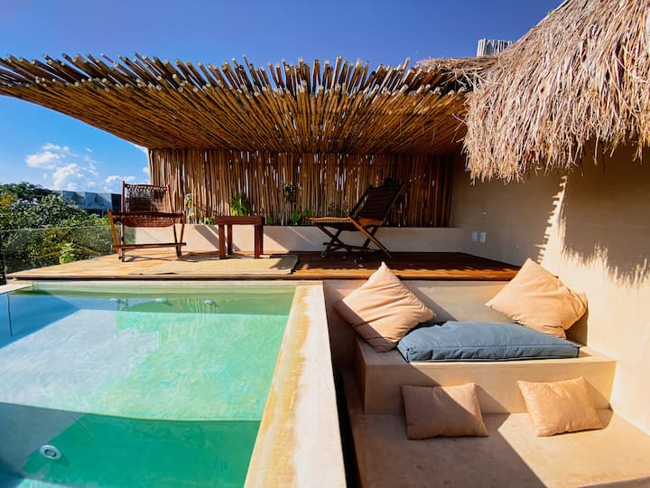 Essentia Penthouse In Luum Zama | Amazing Rooftop - Tulum