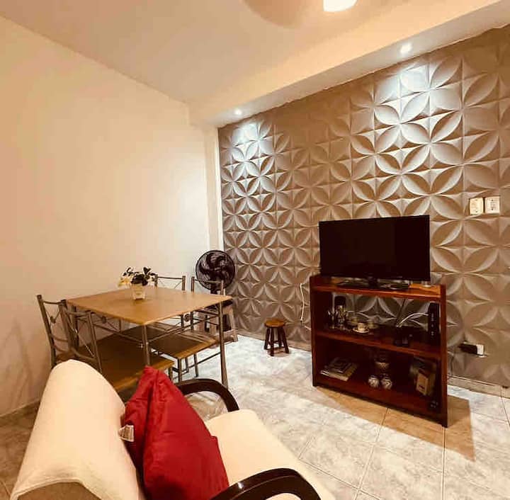 Sala Living, Ar-cond., Wi-fi, Pé Na Areia. - 산투스