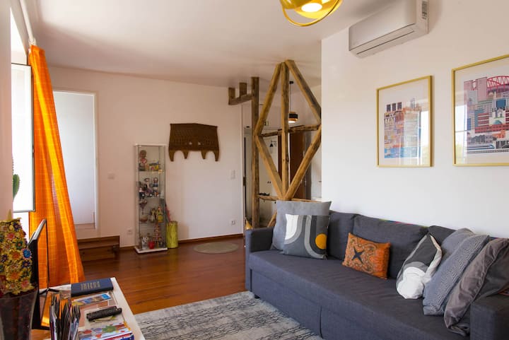 Casa Buganvília 2, Appart Lumineux Près Du Tage - Benfica