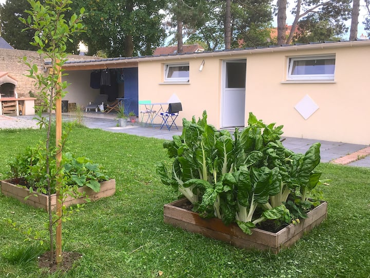 Gîte/studio Avec Jardin En Bord De Mer - Plage de Lion-sur-Mer
