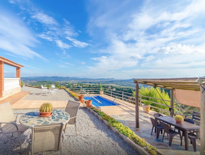 Villa Privada Con Piscina Y Espectaculares Vistas - Santa Susanna