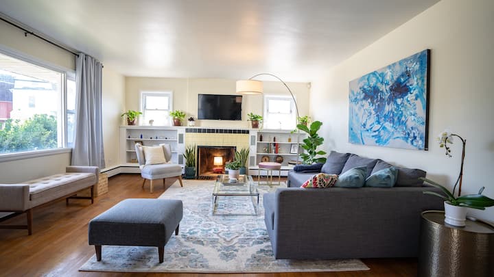 Unique Mid-century Modern House - 4bd/3ba - Atlantic City