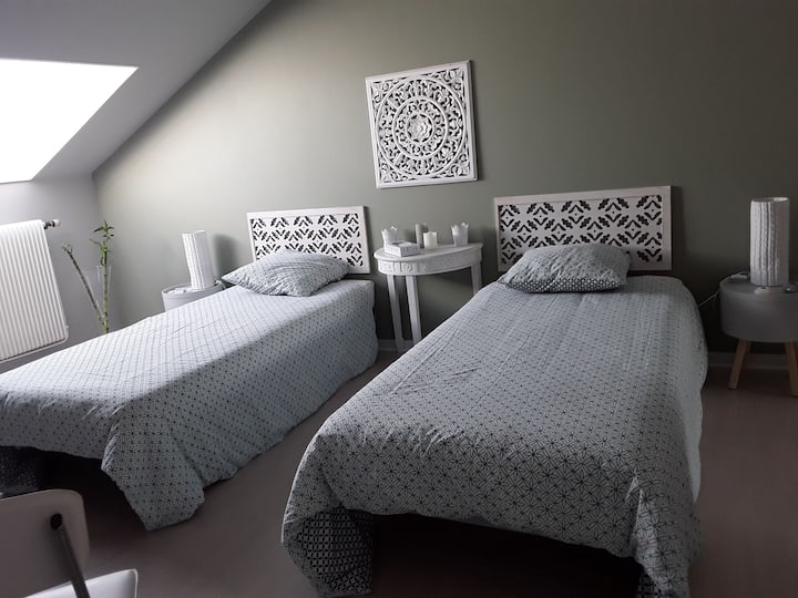 Chambre 2 Lits Simples Chez L'habitant - Paray-le-Monial