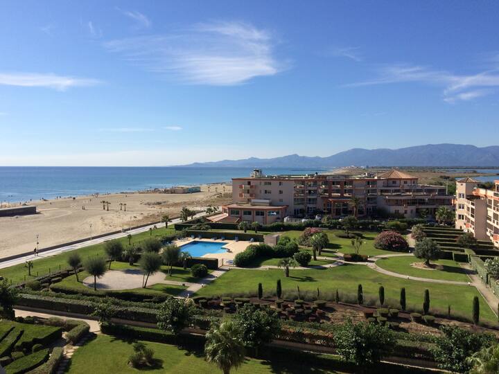 Bel Appartement F2 - Vue Somptueuse - Canet-en-Roussillon