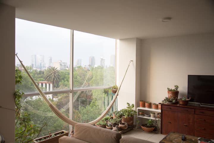 Sunny Apartment On Parque México - Mexico
