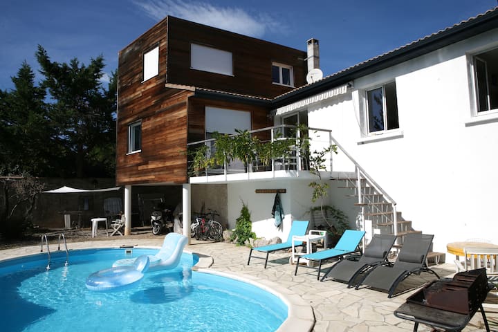 Jolie Villa Au Calme, Avec Piscine à Cournonterral - Hérault
