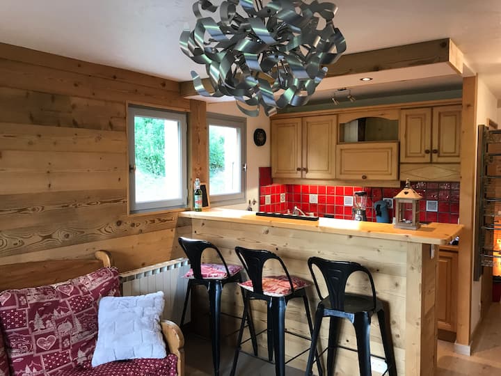 Cocon Alpin Avec Vue Mont-blanc · 5 Pers · - Saint-Gervais-les-Bains