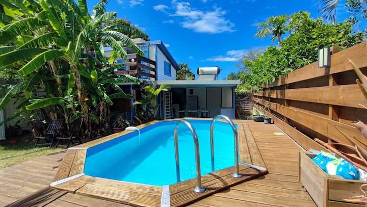 Bungalow Créole En Duplex Entre Mer Et Montagnes - La Réunion