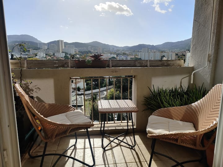 Appartement 2 Pièces - Confortable - Belle Vue - Marseille